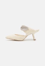 NICHOLAS KIRKWOOD MONSTERA MULE - Pantolette hoch - natural/offwhite ...
