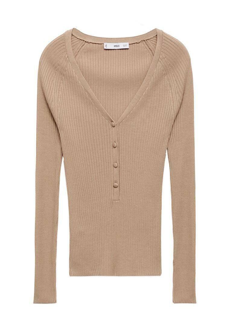 Mango Jumper - sand - Zalando