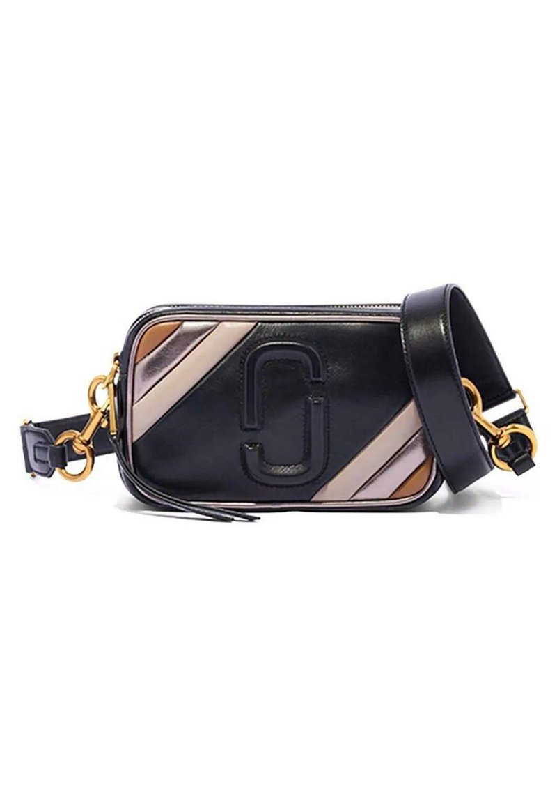 MARC JACOBS THE MOTO SHOT SHINY COLORBLOCK - Bandolera - dark blue/azul ...