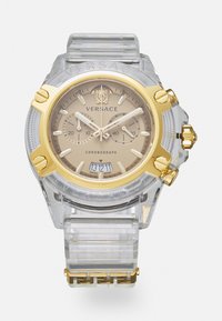 Versace Watches ICON ACTIVE - Ceas cronograf - transparent white/gold ...