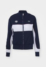 Lacoste Sport ROLAND GARROS - Veste de survêtement - navy blue/white ...