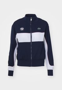 Lacoste Sport ROLAND GARROS - Sportovní bunda - navy blue/white/tmavě ...