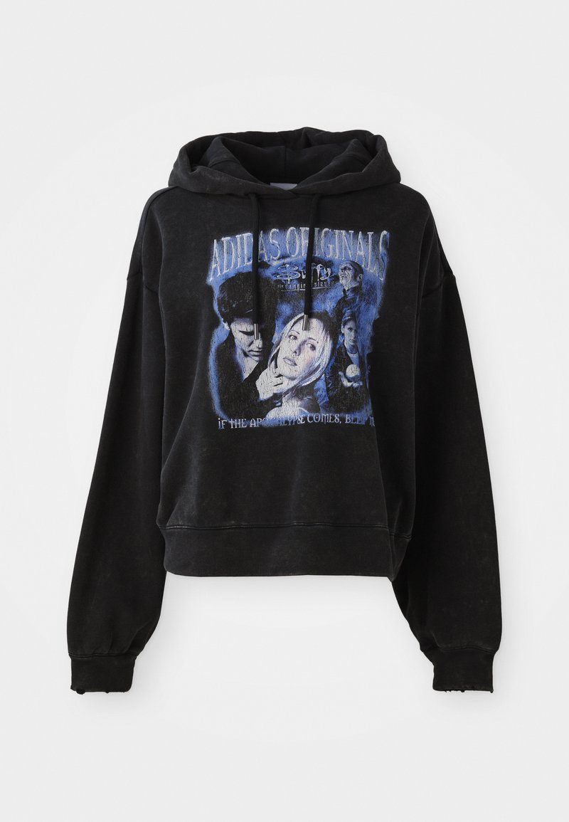 adidas Originals BUFFY HOODIE - Hoodie - black - Zalando.co.uk