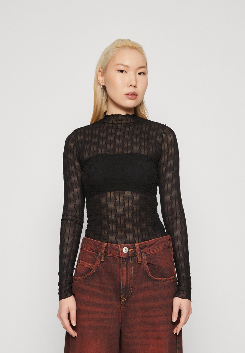 Envii ENSOFIE TEE - Long sleeved top - black - Zalando.de