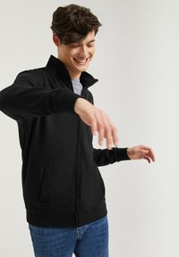 Polo Club TERRY ZIPPER RIGBY GO Z SW B FT - Sweatjacke - black/schwarz ...