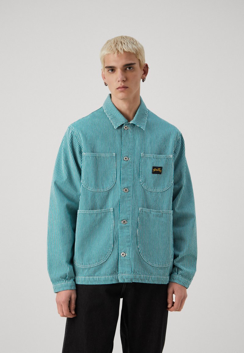 Stan Ray COVERALL JACKET UNISEX - Denim jacket - agave stone/hickory ...