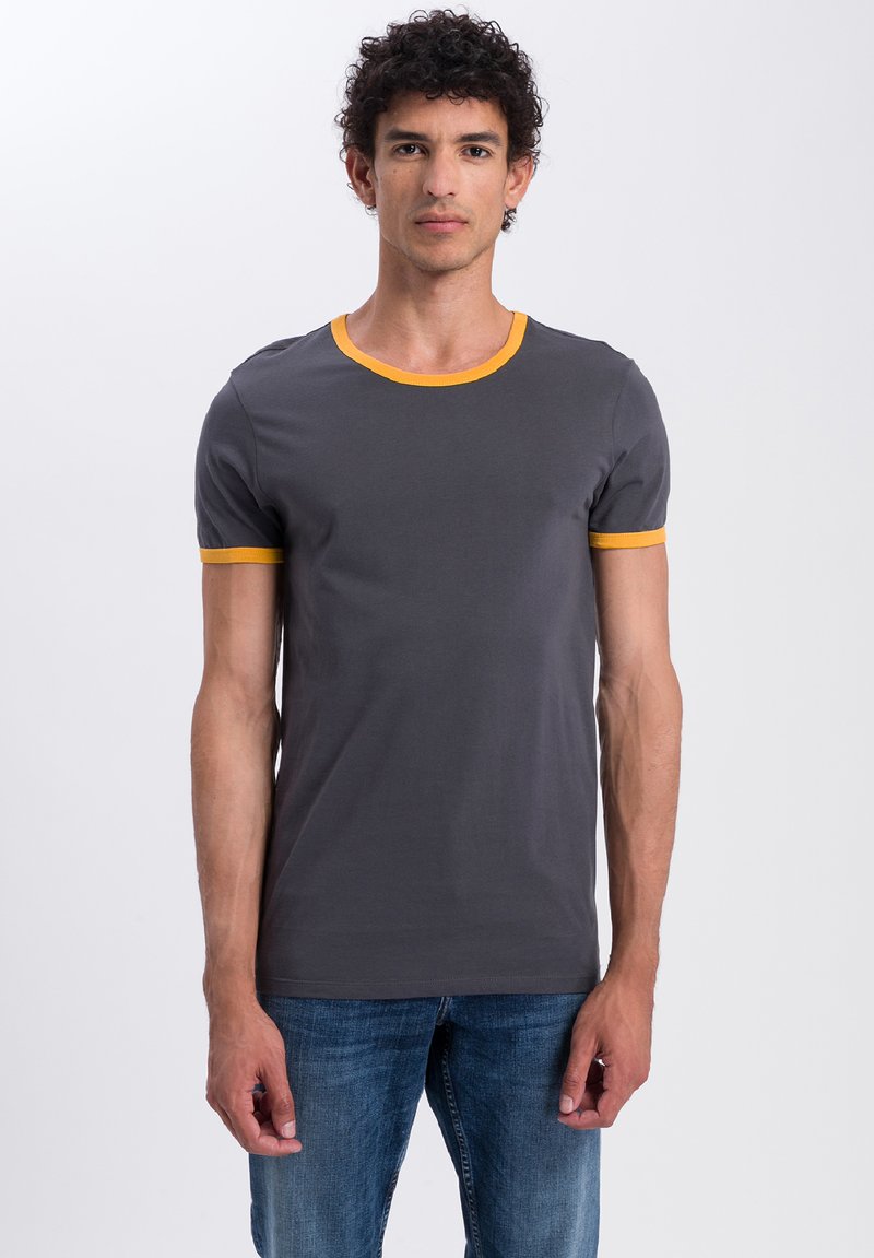 Cross Jeans T-Shirt basic - anthracite/anthrazit - Zalando.de