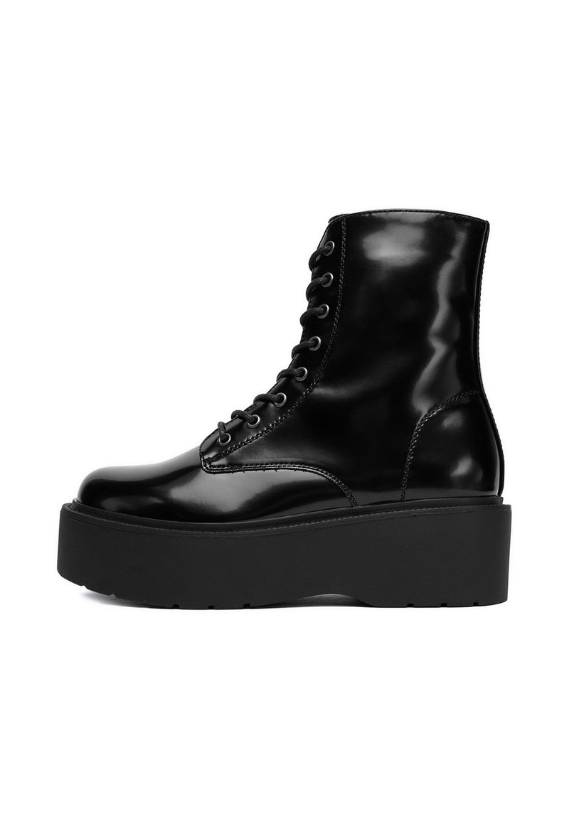 DeeZee Botine cu platformă - black/negru - Zalando.ro