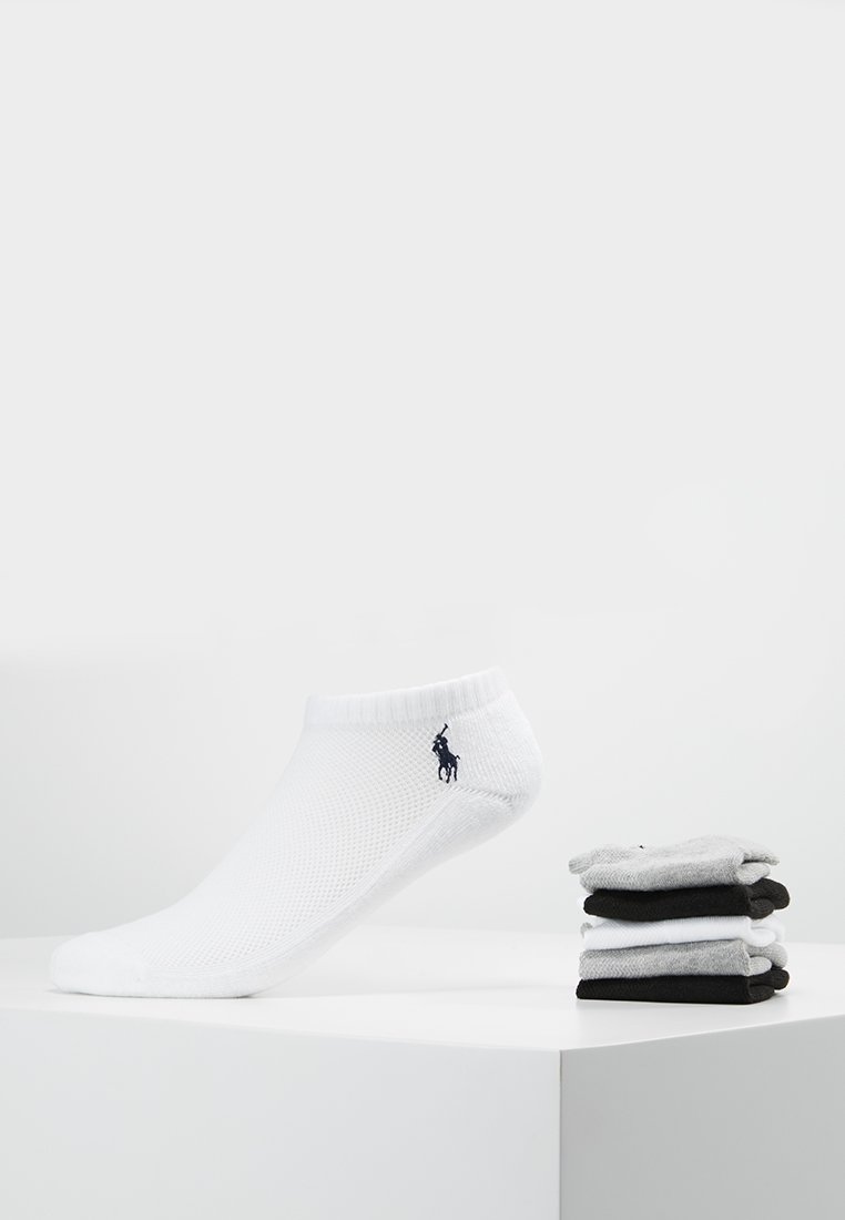Polo Ralph Lauren LOW-PROFILE SPORT SOCK 6-PACK - Socks - white/black ...