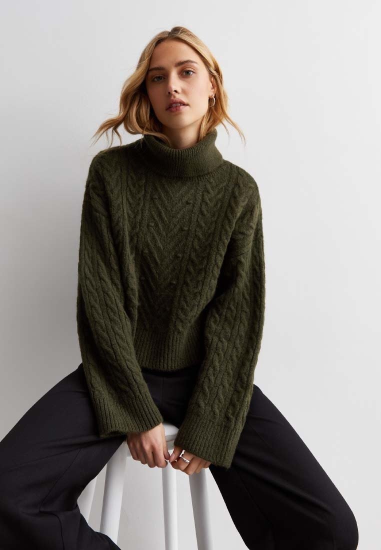 New Look Jersey de punto - khaki/caqui - Zalando.es