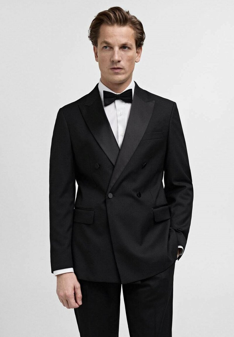 Mango SMOKING - Marynarka/czarny - Zalando.pl