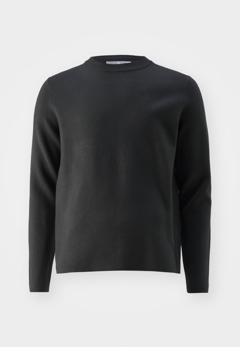 Samsøe Samsøe GUNAN CREW NECK - Jersey de punto - volcanic ash ...
