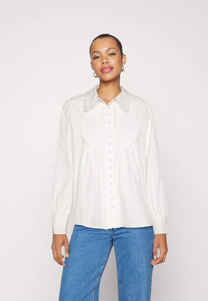YAS MELLY - Camisa - star white/blanco - Zalando.es