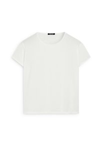 Massimo Dutti T-Shirt basic - white/weiß - Zalando.at