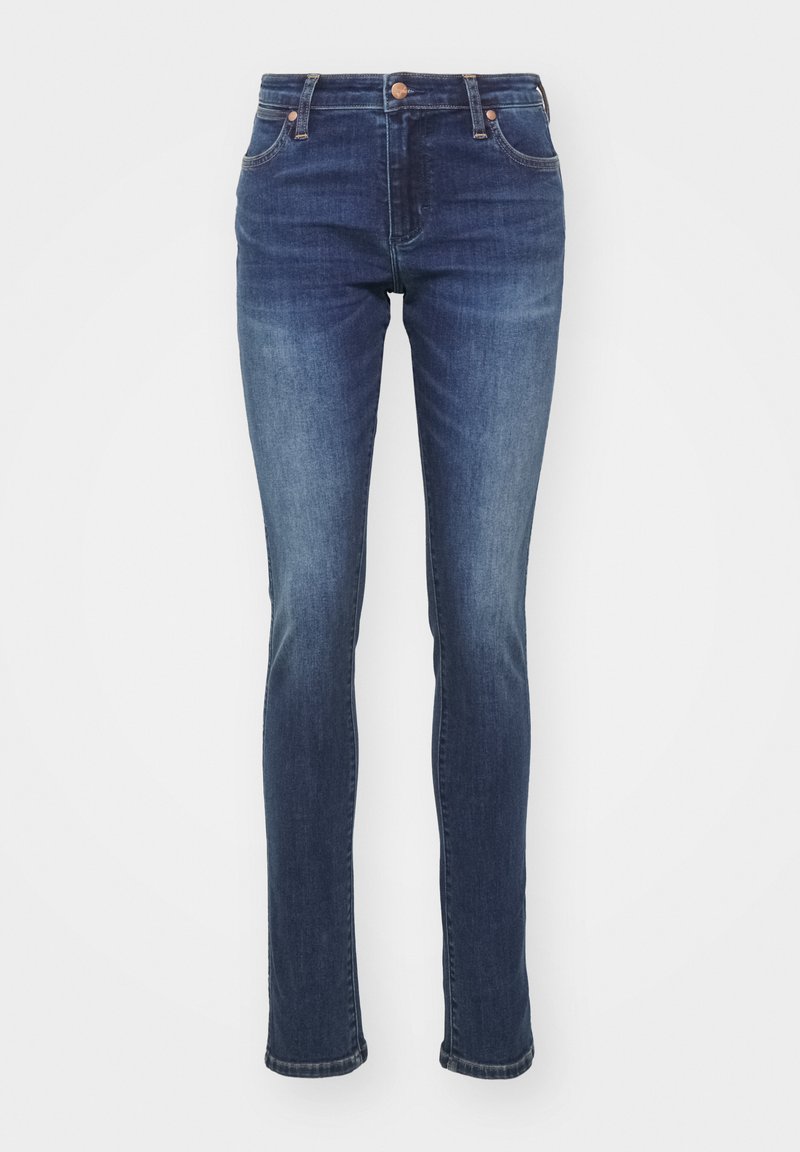 Wrangler SPAT JEAN - Jeans Skinny Fit - howdy honey/dark-blue denim ...
