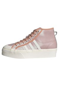 adidas Originals High-top trainers - pink - (Pre-owned) - Zalando