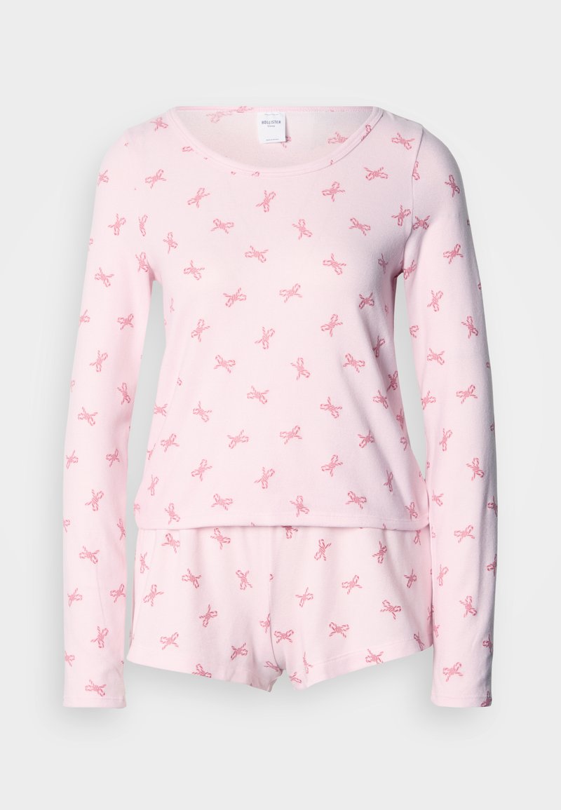 Hollister Co. LIQUID COZY LONG SLEEVE SHORTIE FEMME - Pyjama - pink ...