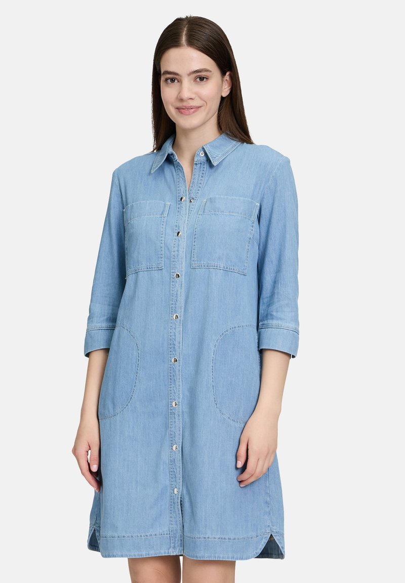 Betty Barclay MIT 3/4 ARM - Robe en jean - light blue denim/bleu ...