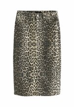 Next REGULAR FIT - Jeansrok - leopard/lichtgroen - Zalando.nl