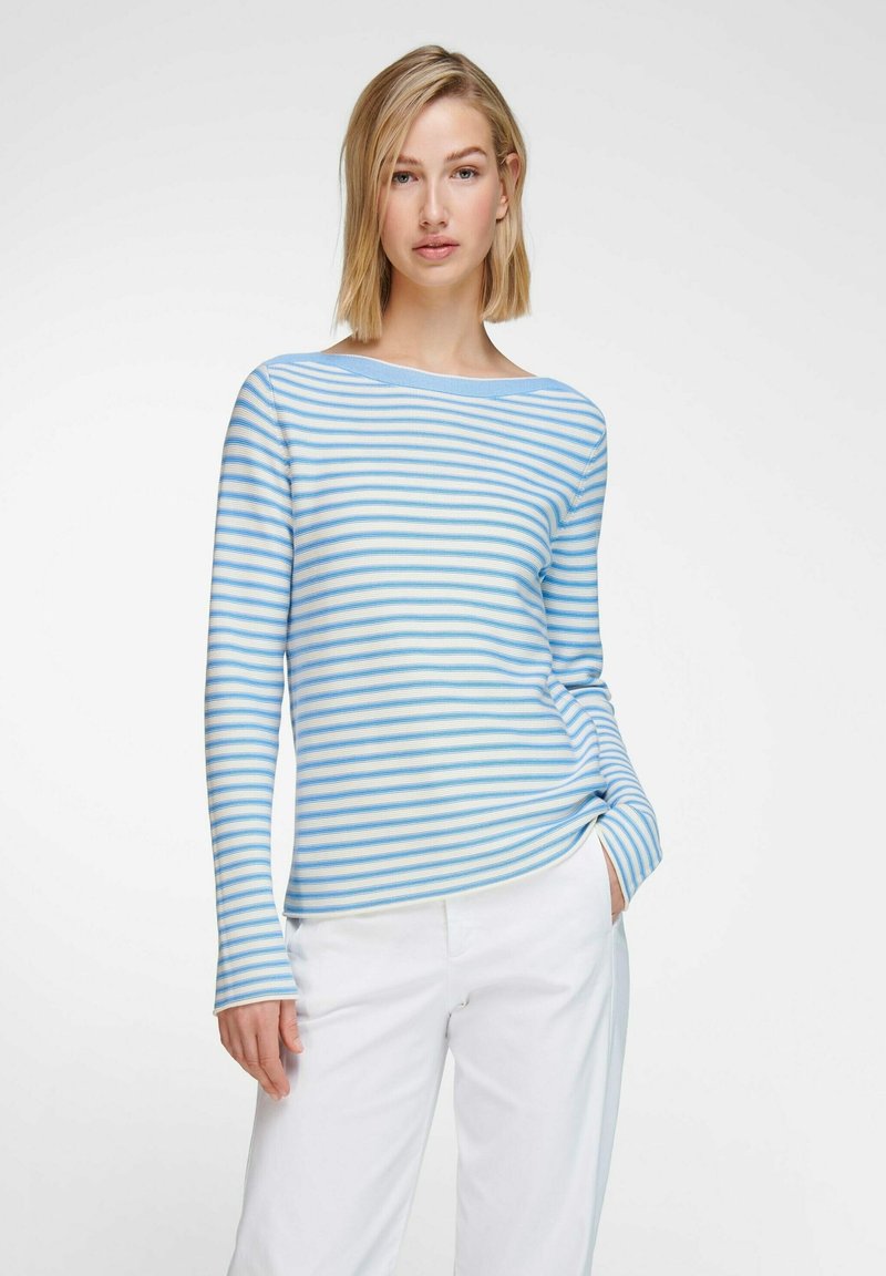 PETER HAHN Pullover - hellblau ecru/bleu - ZALANDO.CH