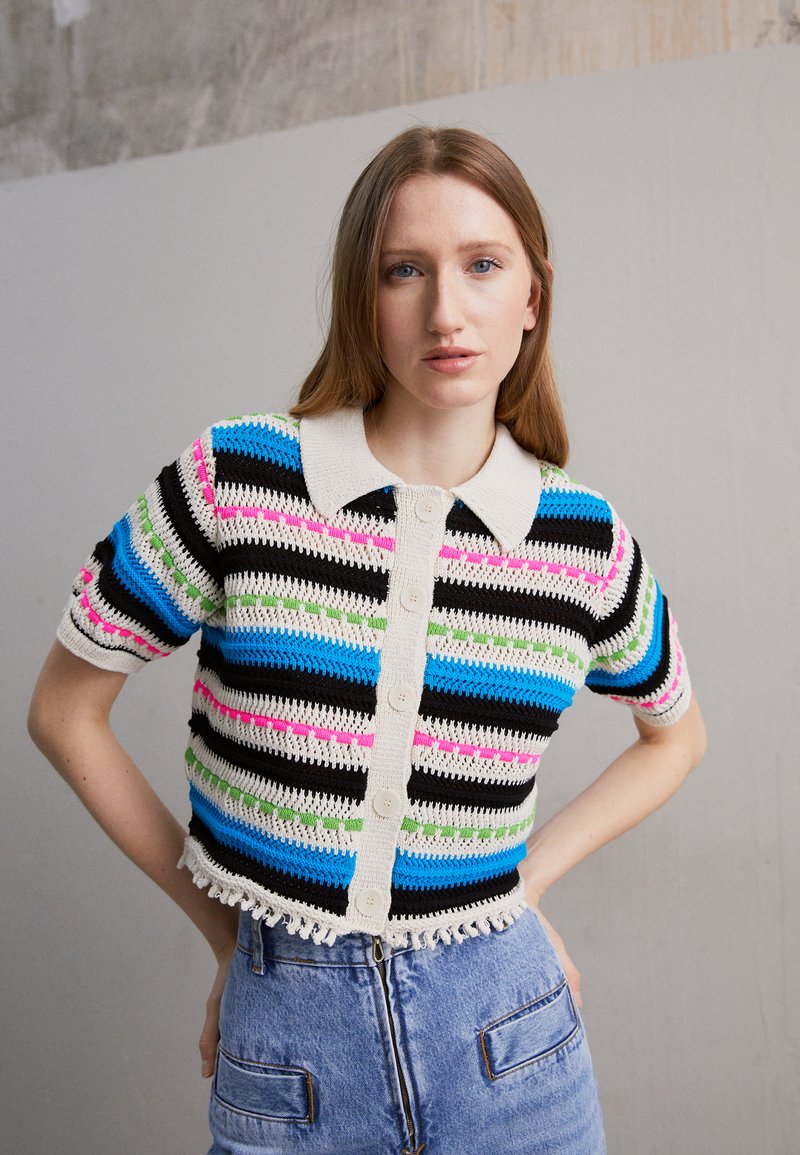 sandro INDIA - Cardigan - ecru/beige - Zalando.no