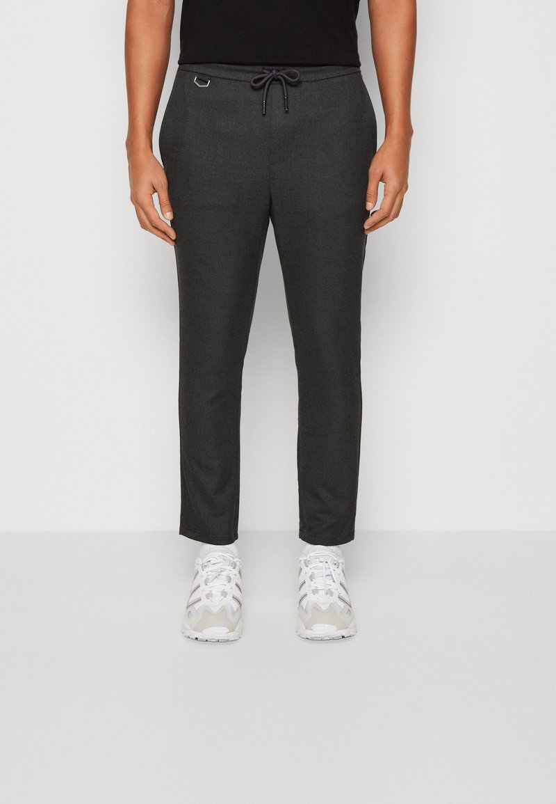 Only And Sons Onslinus Tap Crop Pant Stoffhose Dark Grey Melange