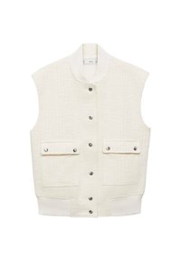 Mango Chaleco - off-white/crema - Zalando.es