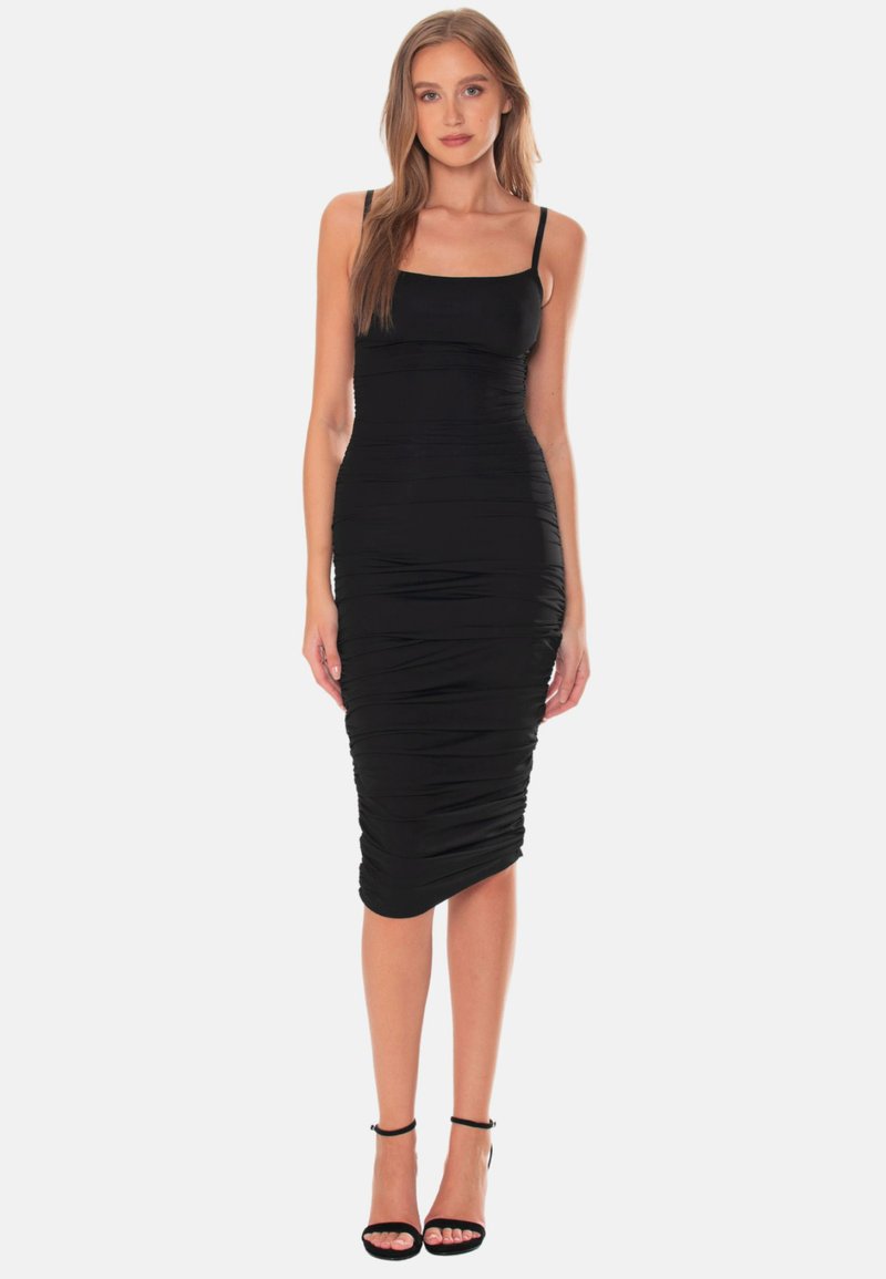 OW Collection EZRA MIDI - Robe fourreau - black/noir - ZALANDO.FR