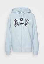 Gap Tall HERITAGE - Zip-up sweatshirt - light blue/light blue - Zalando.ie