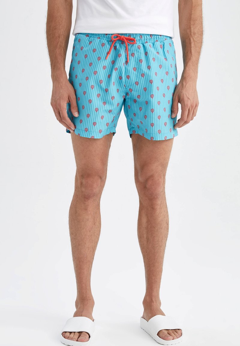 Defacto Luke Badeshorts Turquoise Türkis Zalando De