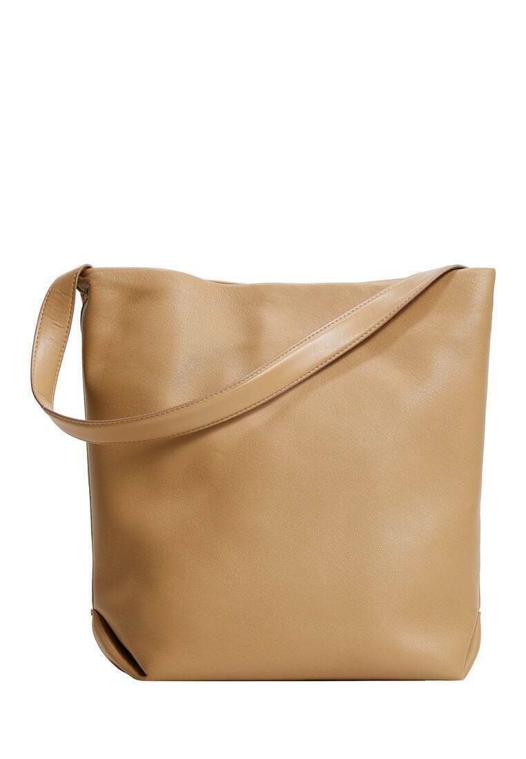 Mango RITA - Bolso shopping - marron moyen/marrón - Zalando.es