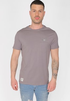 Manufaktur13 ACID WASH - WASHED OUT LOOK - T-Shirt print - heather/grau ...