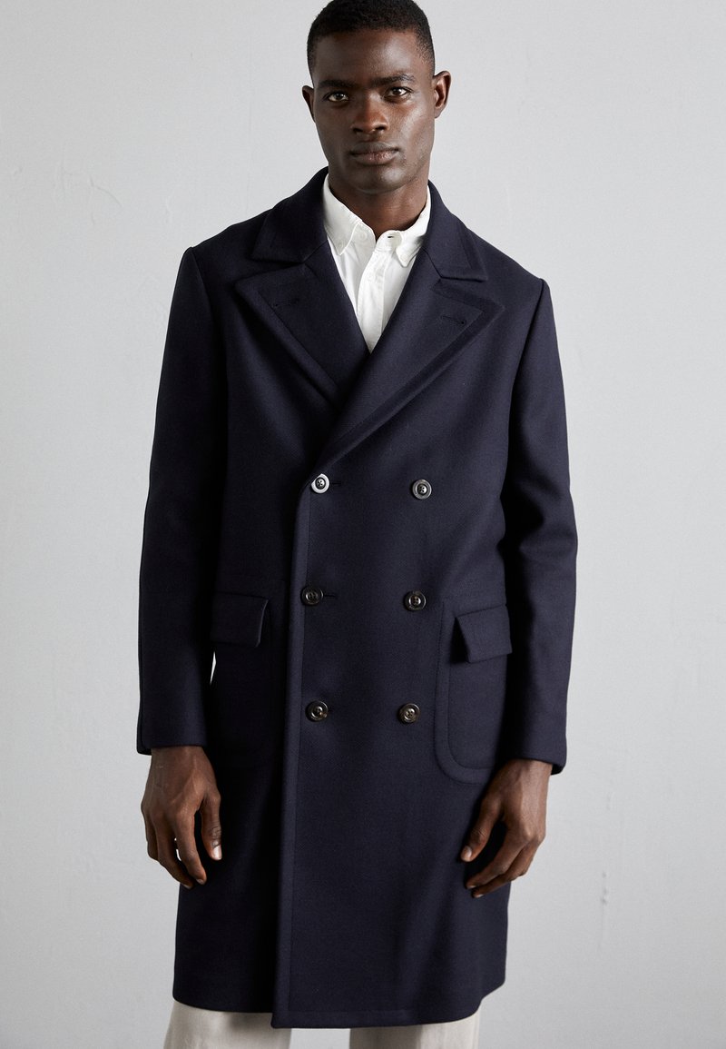 Boglioli DOUBLE POLO COAT - Classic coat - black - Zalando