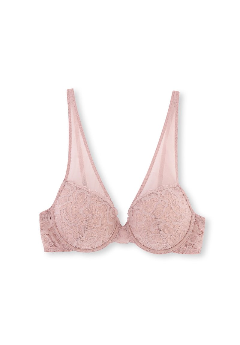 DAGI GEOMETRIC THICK STRAP NON-PADDED - Triangle bra - light pink ...