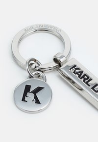KARL LAGERFELD ESSENTIAL LOGO KEYCHAIN UNISEX - Llavero - silver ...