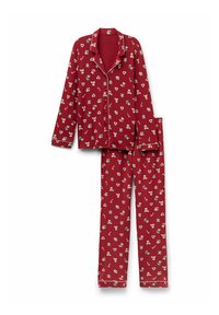 Intimissimi TEDDY CHRISTMAS SET - Pyjama - red/rouge chiné - ZALANDO.CH