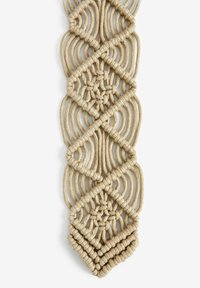 Next WIDE OPEN WEAVE BELT - Riem - beige - Zalando.be