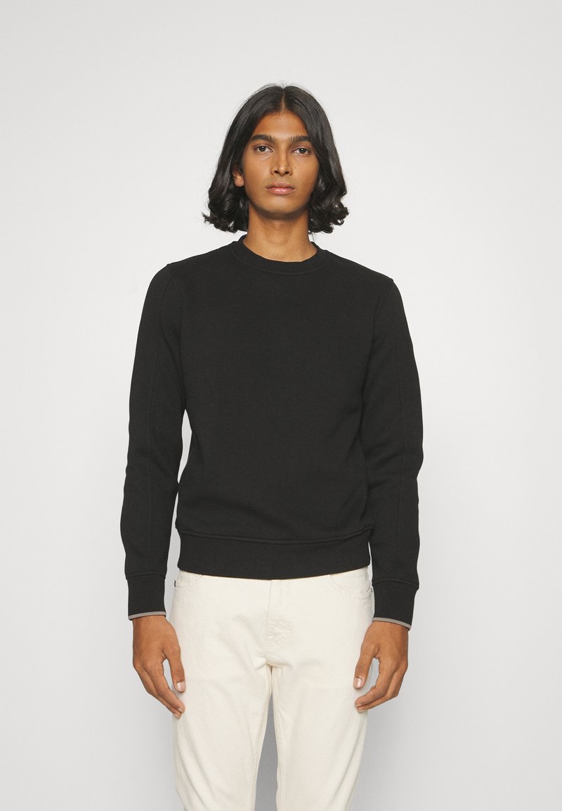 Blauer BASIC CREW NECK TAPE - Sweatshirt - black/schwarz - Zalando.at