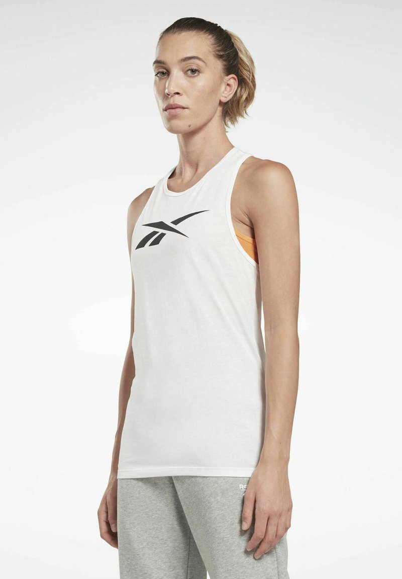 Reebok TRAINING ESSENTIALS VECTOR GRAPHIC - Top - white/bianco - Zalando.it