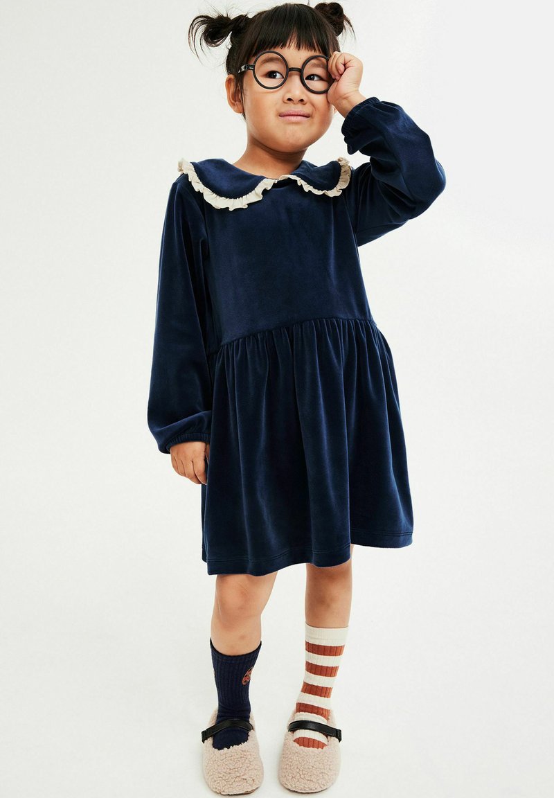 Minories WITH COLLAR - Vardagsklänning - dark blue/mörkblå - Zalando.se