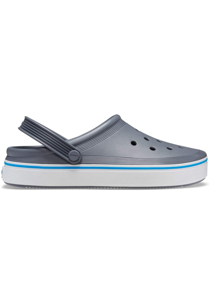 Crocs OFF COURT - Muiltjes - charcoal/blauwgrijs - Zalando.nl