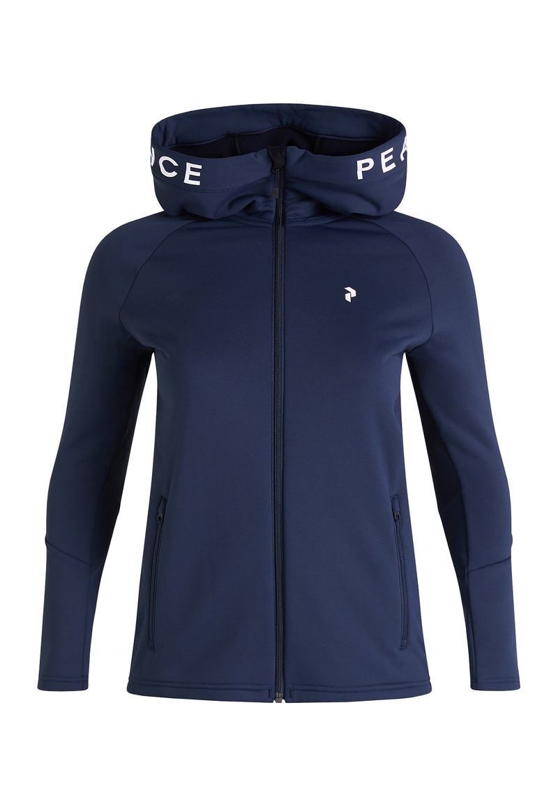 Peak Performance W RIDER ZIP HOOD - Sweater met rits - blue shadow ...