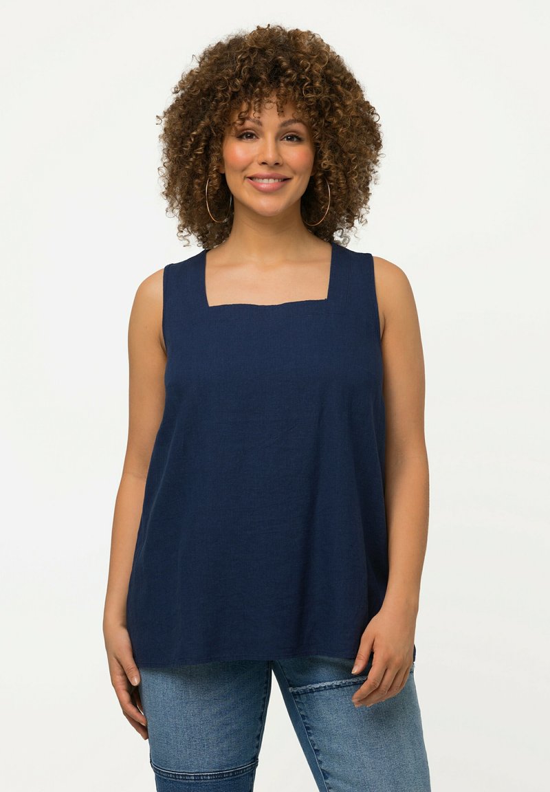 Ulla Popken Blusa - dark blue/azul marino - Zalando.es