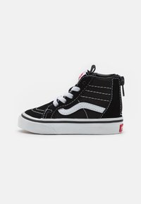 Vans SK8 HI ZIP UNISEX - Augsti sporta apavi - black/white/melns ...