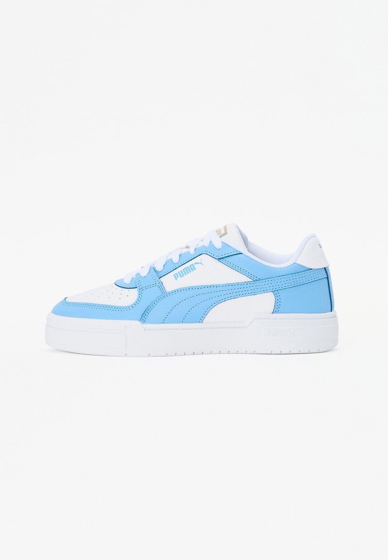 Puma PRO CLASSIC UNISEX - Trainers - white/light blue/white - Zalando