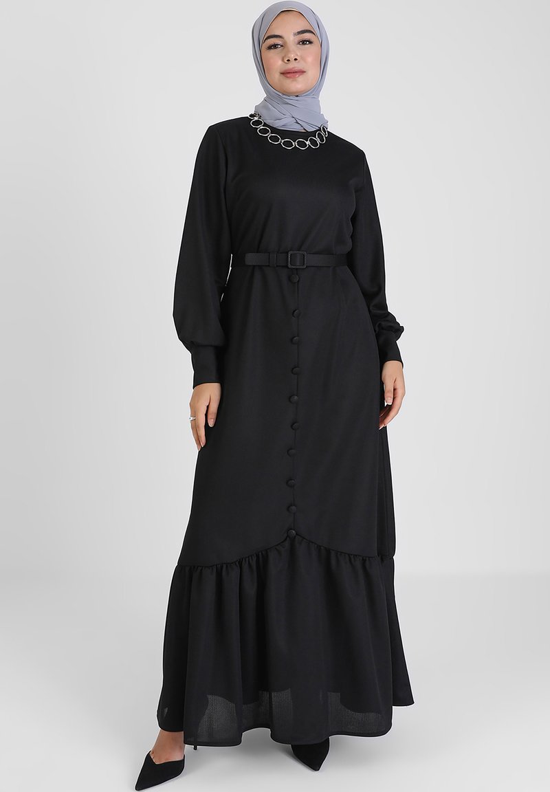 Modanisa CREW NECK - MODEST - TAVIN - Robe longue - black/noir - ZALANDO.BE