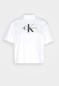 Calvin Klein Jeans ARCHIVAL MONOLOGO TEE - T-shirt imprimé - bright white/blanc - ZALANDO.FR