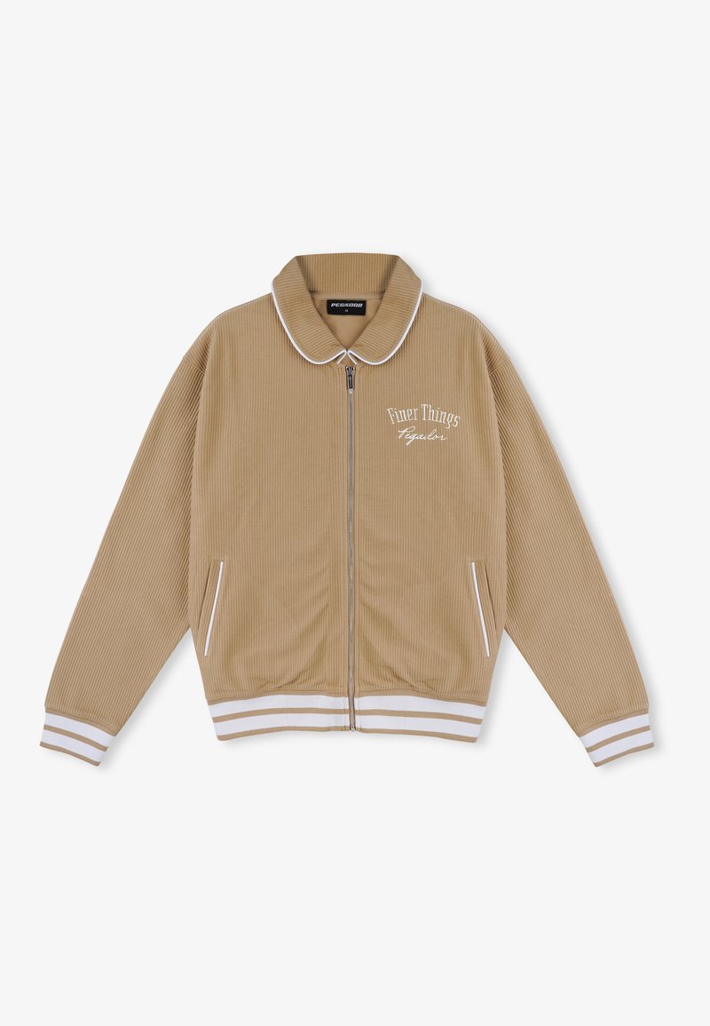 Pegador LIVERY OVERSIZED JACKET UNISEX - Light jacket - espresso/cognac ...