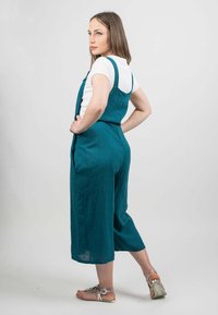 Dalle Piane Cashmere OVERALLS - Tuinbroek - petrolio/donkergroen ...