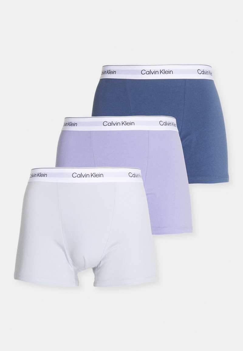 Calvin Klein Underwear 3 PACK - Trunks - vintаге indigo/micro chip ...